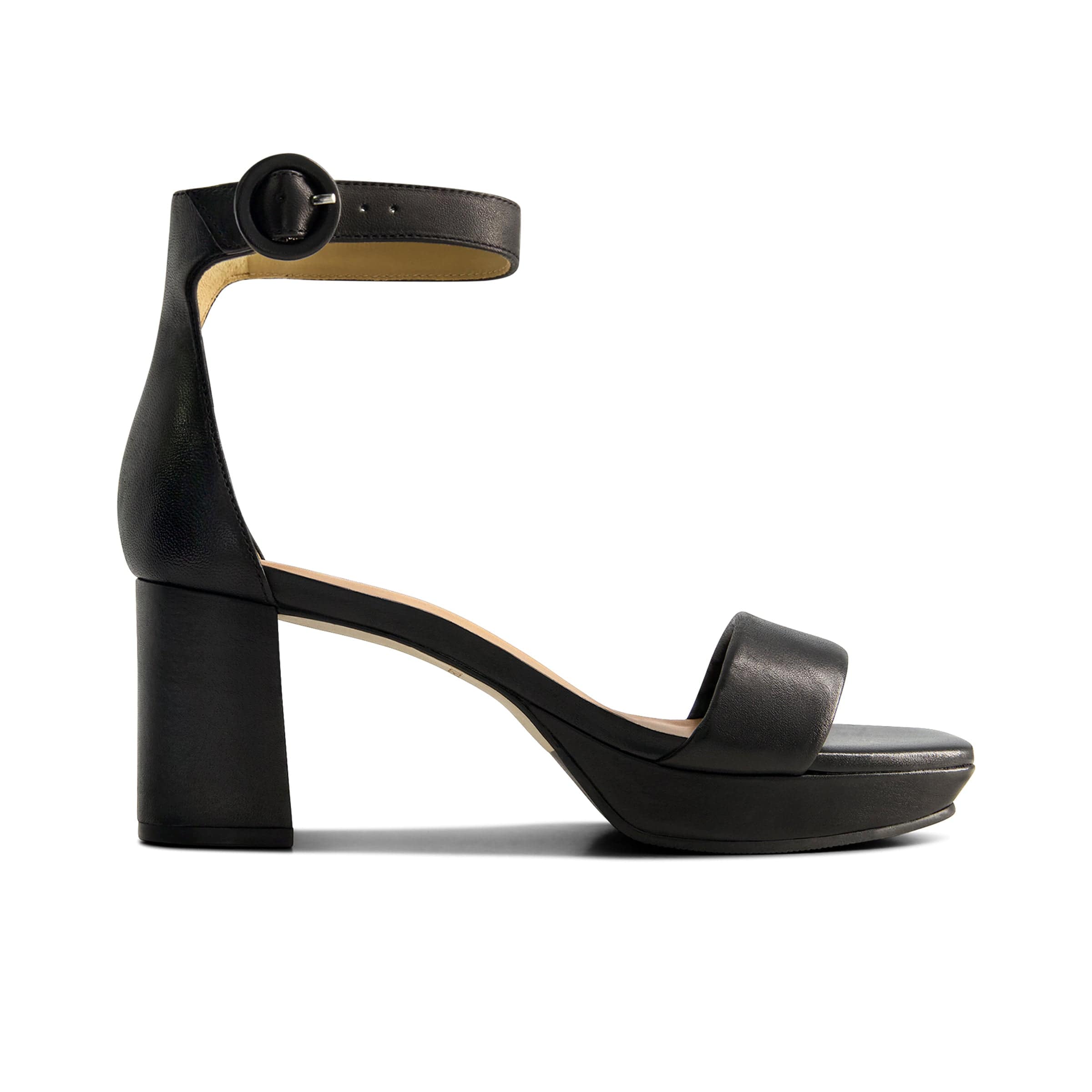Carla Sandal I Black Antique Calf – Bernardo 1946