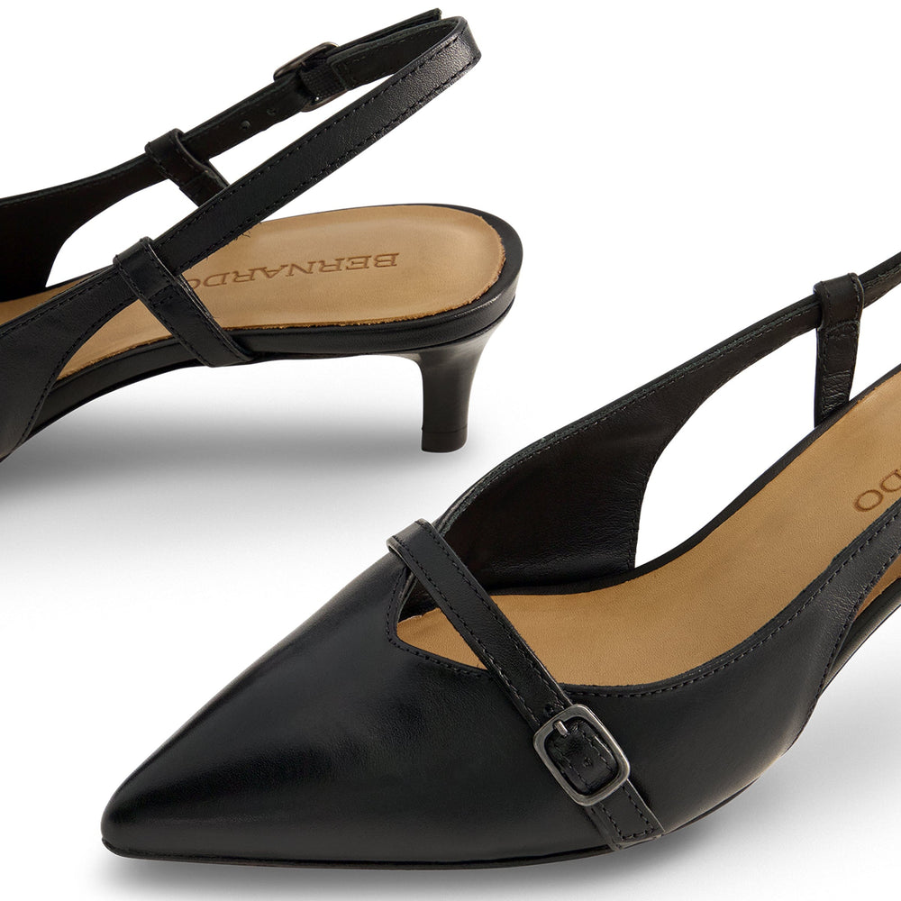 Marietta Sling-Back Pump in Black I Bernardo1946 – Bernardo 1946
